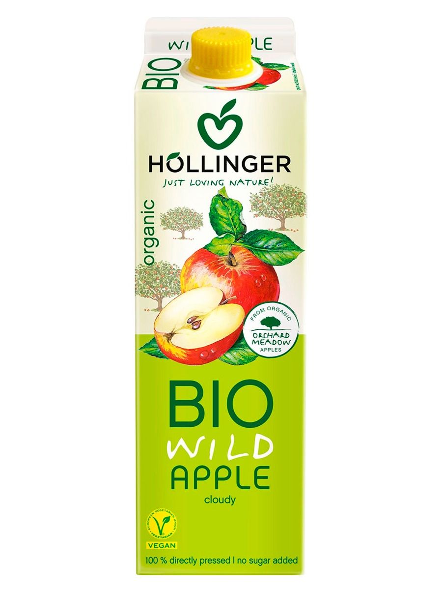 Zumo de Manzana Silvestre 1L Hollinger | Herbolario Navarro